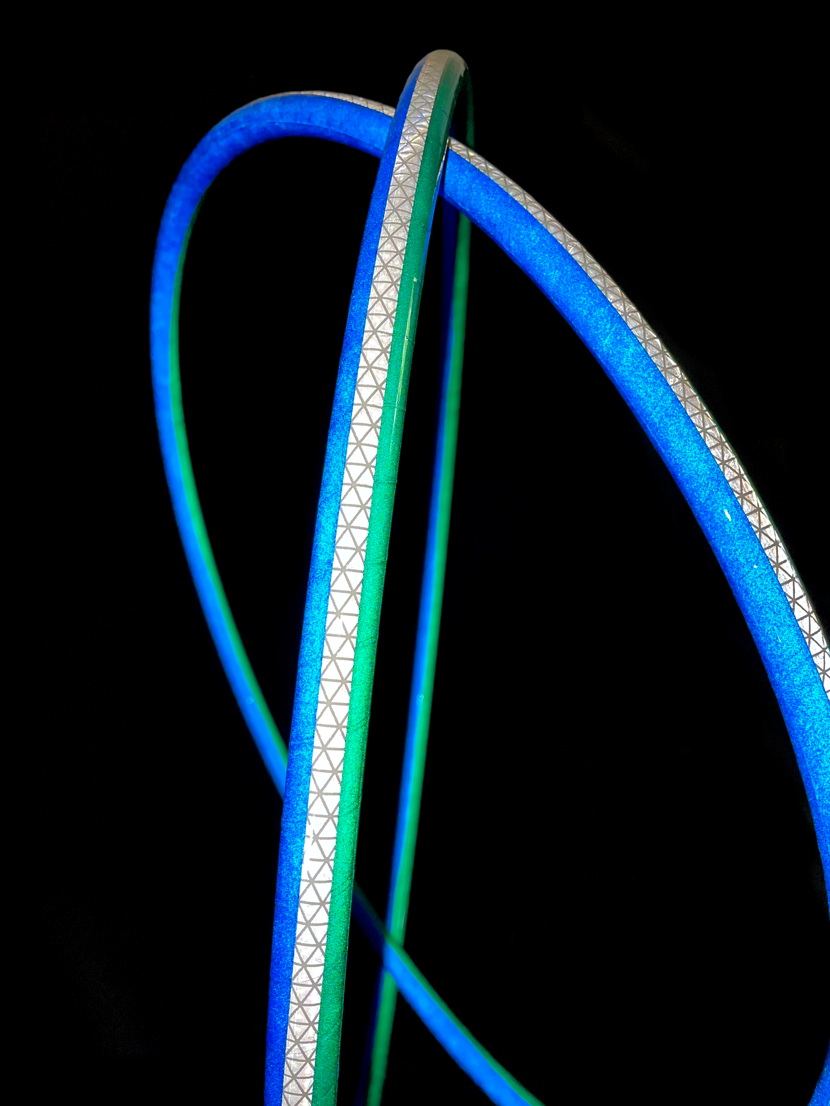 Reflective Coinflip Taped Hoops – FestivalTreasures